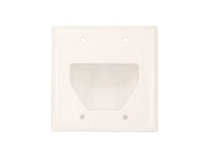 Single Feed Thru Wall Plate