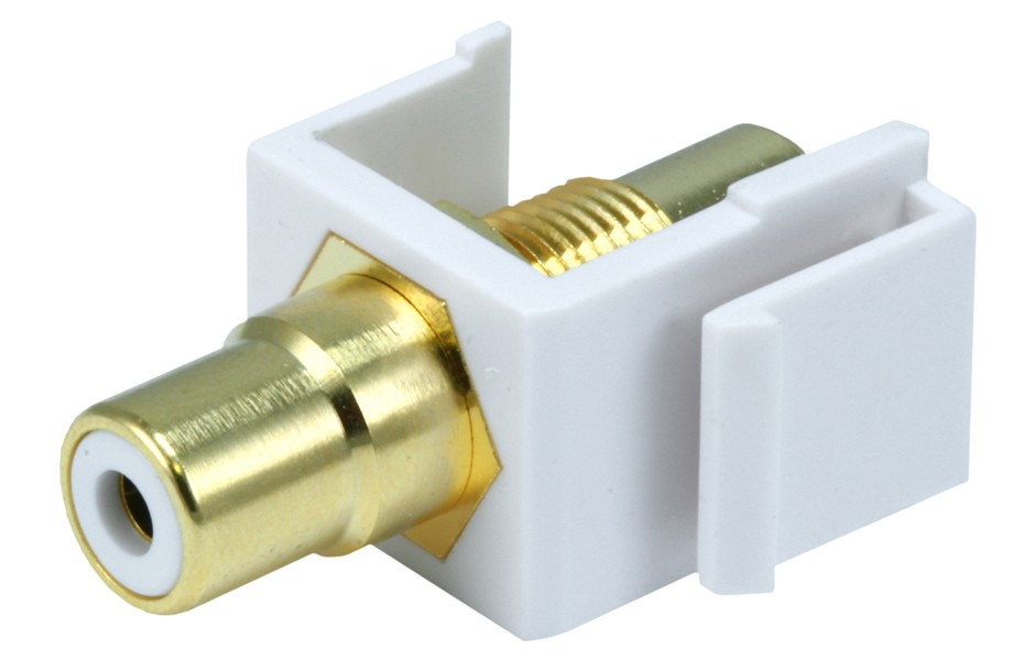 Keystone Jack,RCA (White Centre)