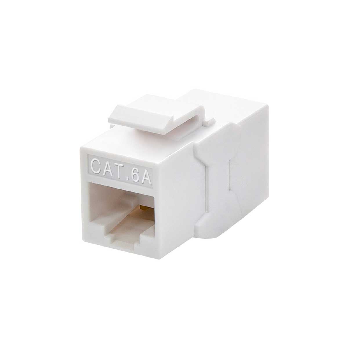 Cat6 Inline Coupler Type Keystone Jack,White