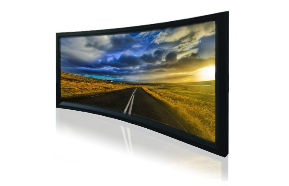 160" Indigo 2.35:1 Curved Cinemascope Fixed Frame Acoustic Screen | Rapallo