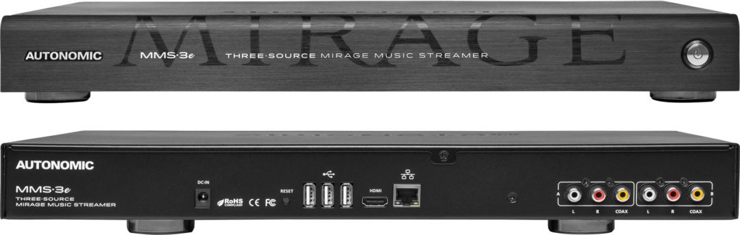 Autonomic MMS-3e Three Source Mirage Music Server