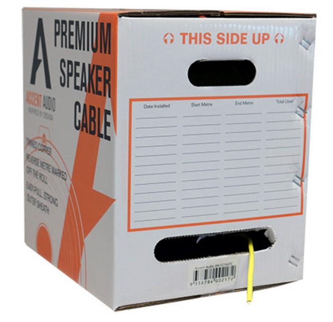 Accent Audio 14 AWG 4 Core Speaker Cable Per Meter
