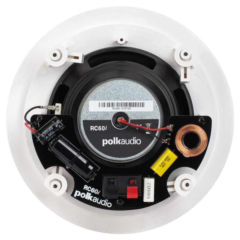 Polk RC60i 6-inch In-ceiling Speaker - White (Pair) | Rapallo