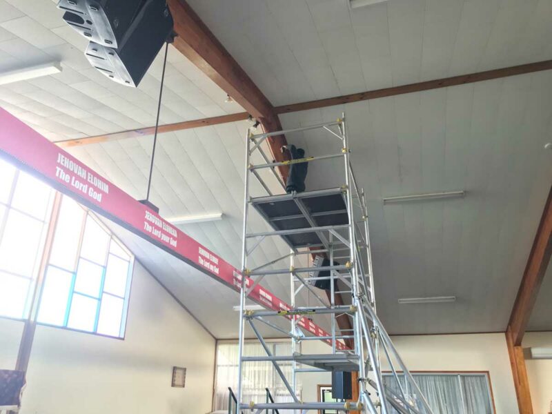Church | Screen Install & Projector Setup – Rapallo