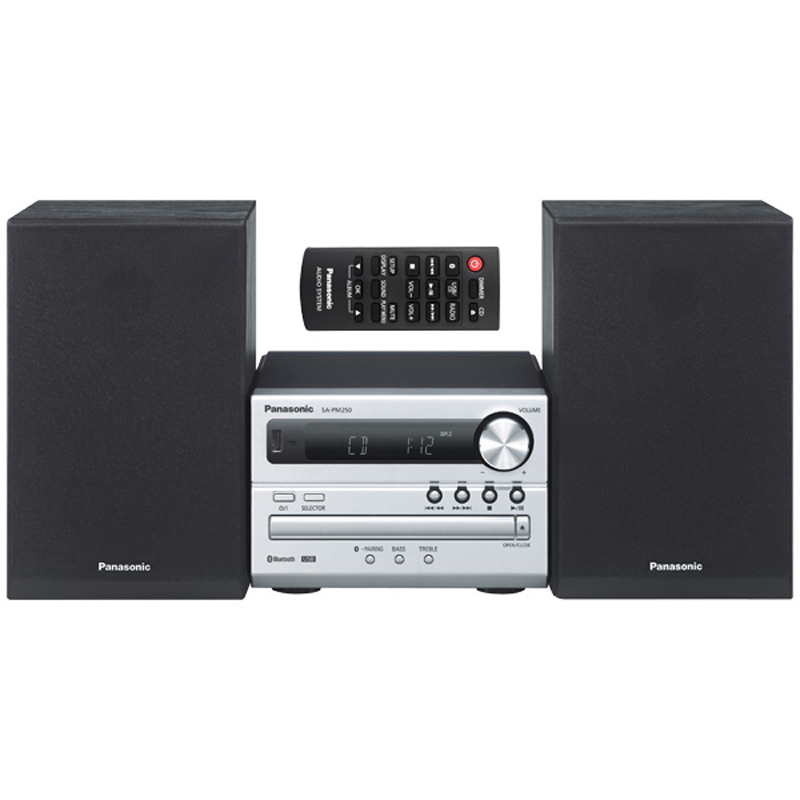 Panasonic SC-PM250GN-S Micro System with Bluetooth – Rapallo