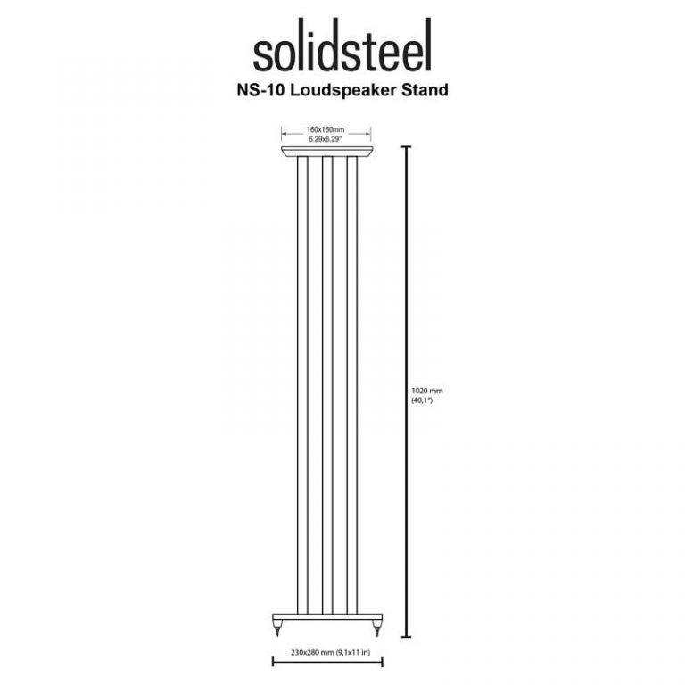Solidsteel NS Series HiFi Speaker Stands – Rapallo