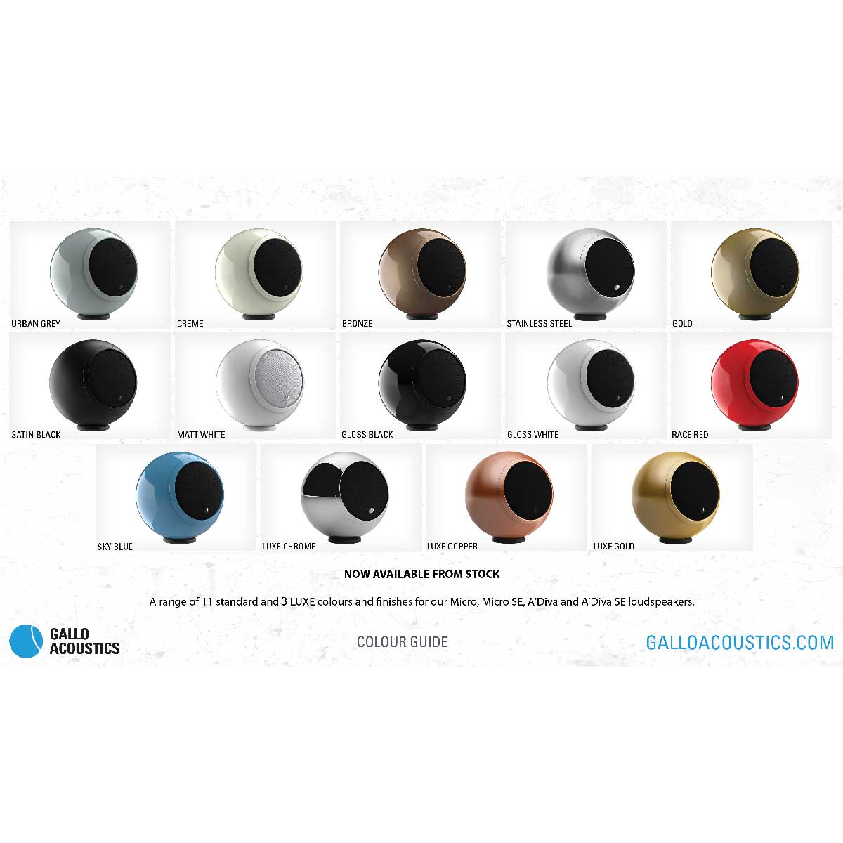 Gallo Acoustics Micro Sphere Speaker | Rapallo