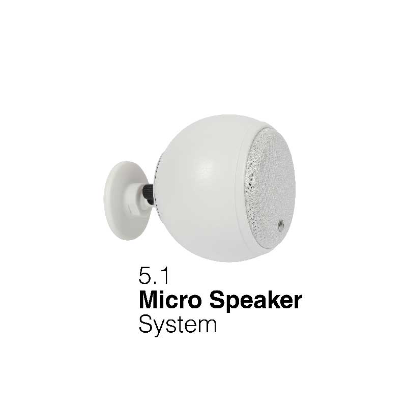Gallo Acoustics Micro Sphere 5.1 Wall System – Rapallo