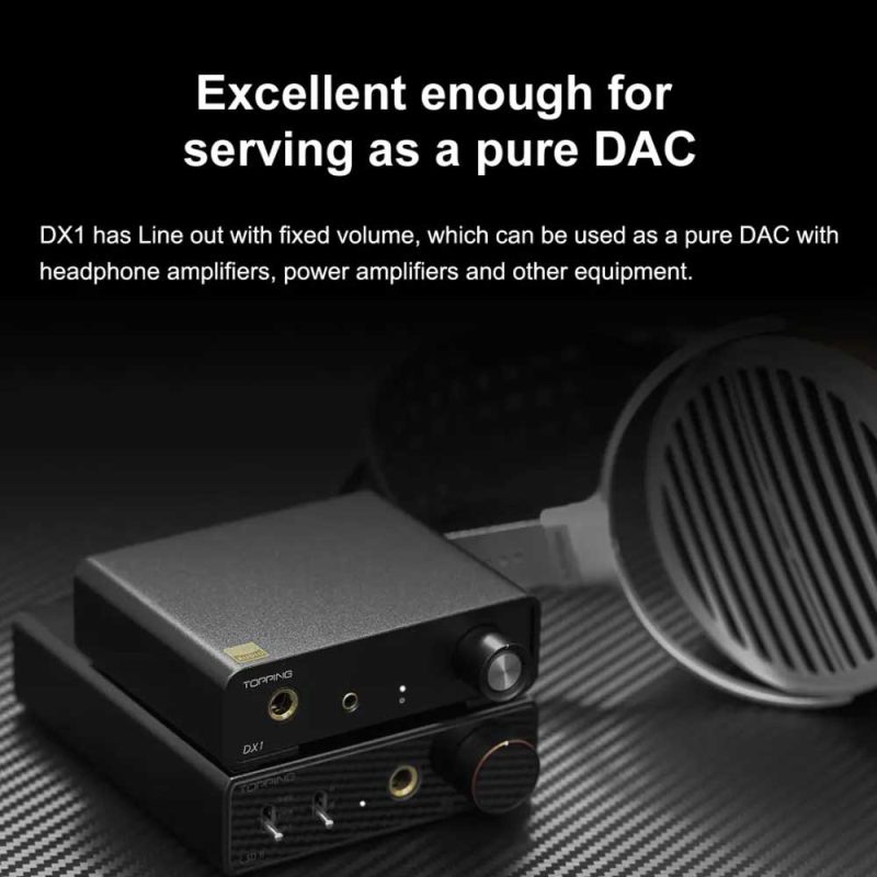Topping DX1 Desktop DAC / AMP – Rapallo
