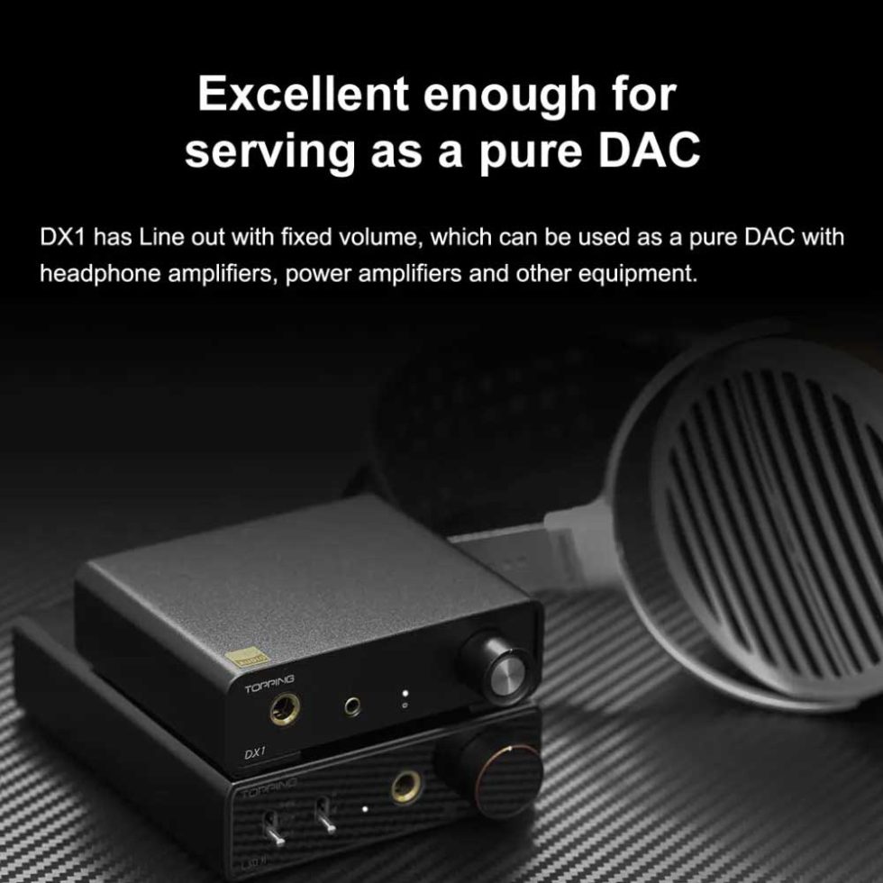Topping DX1 Desktop DAC / AMP – Rapallo