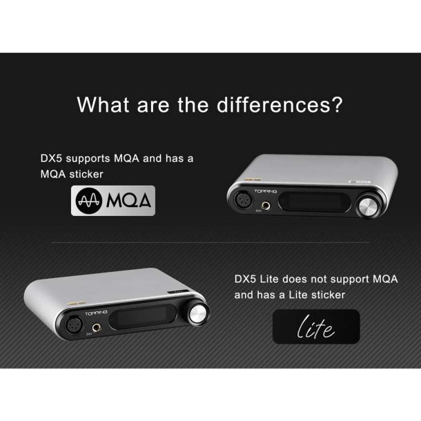Topping DX5 Lite Desktop DAC/Amp – Rapallo