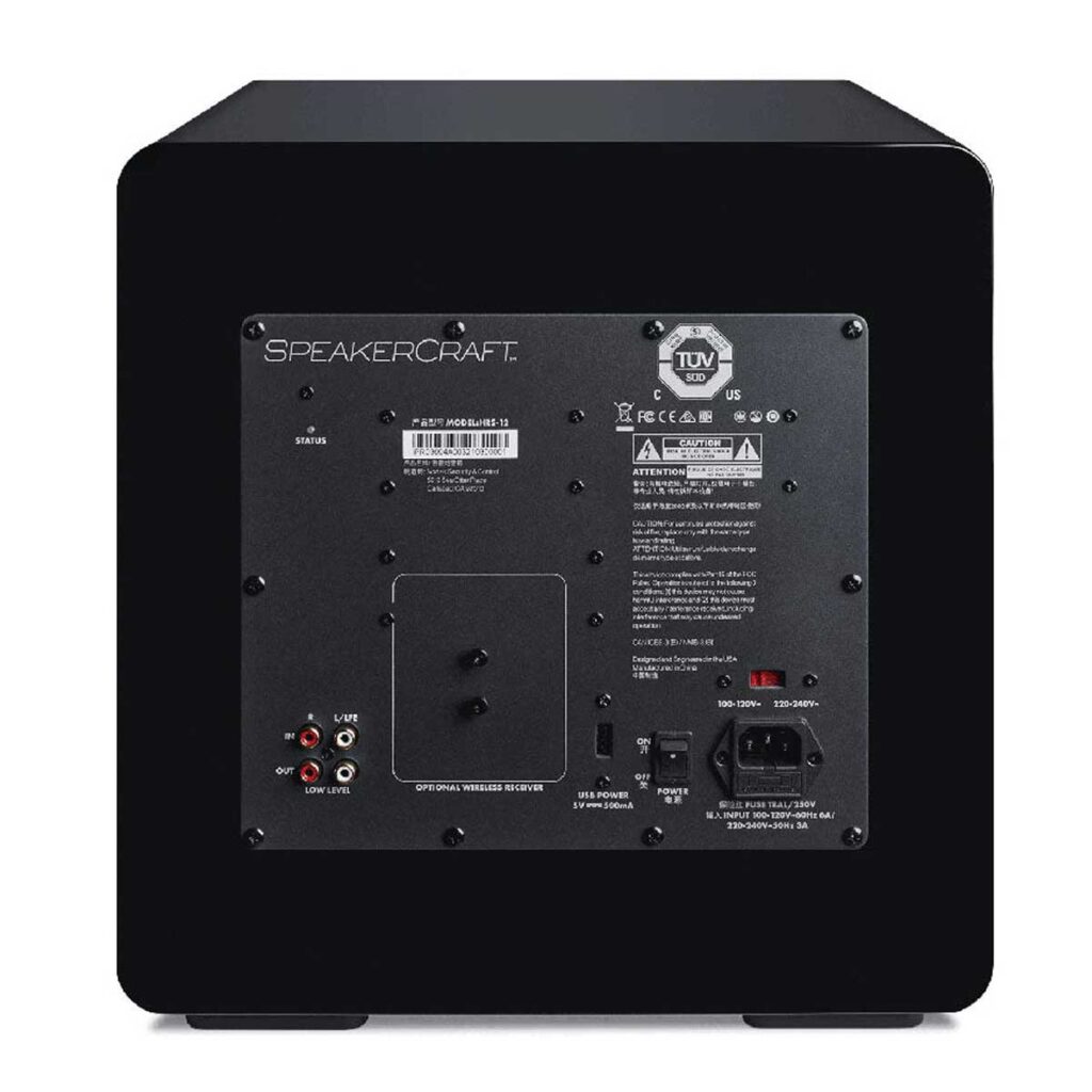 SpeakerCraft HRSi 12″ 1000w Subwoofer – Rapallo